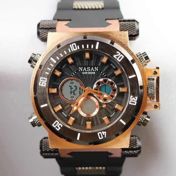 Nasan | Accessories | Mens Military Watch In A Beautiful Gift Box ...